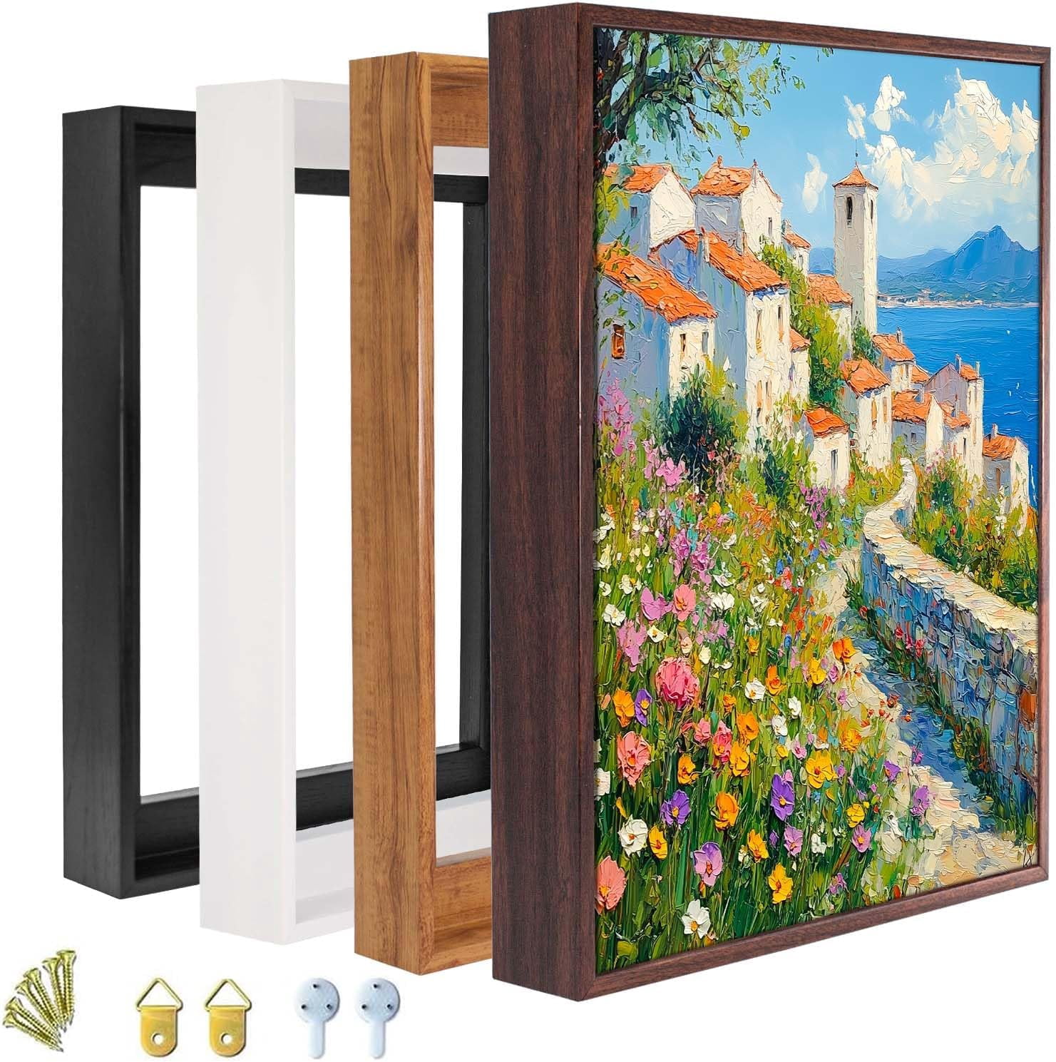 Floater Frame for 1.25 thick Canvas, Available in 25+ size and 4 Color ...