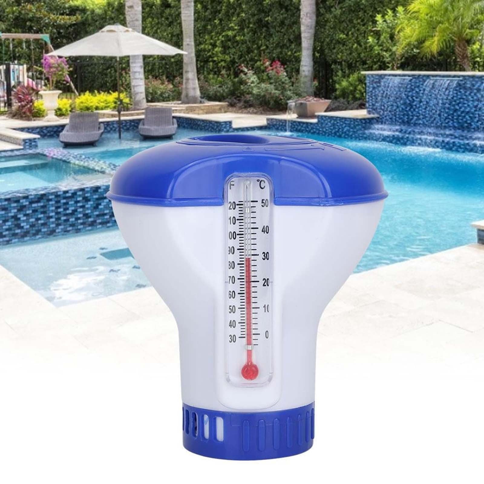 Floater, Swimming Pool Chemical Dispenser with Thermometer 1.5inch ...