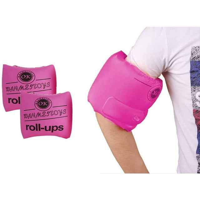 Floaties Inflatable Swim Arm Bands Rings Floats Tube Armlets for Kids ...