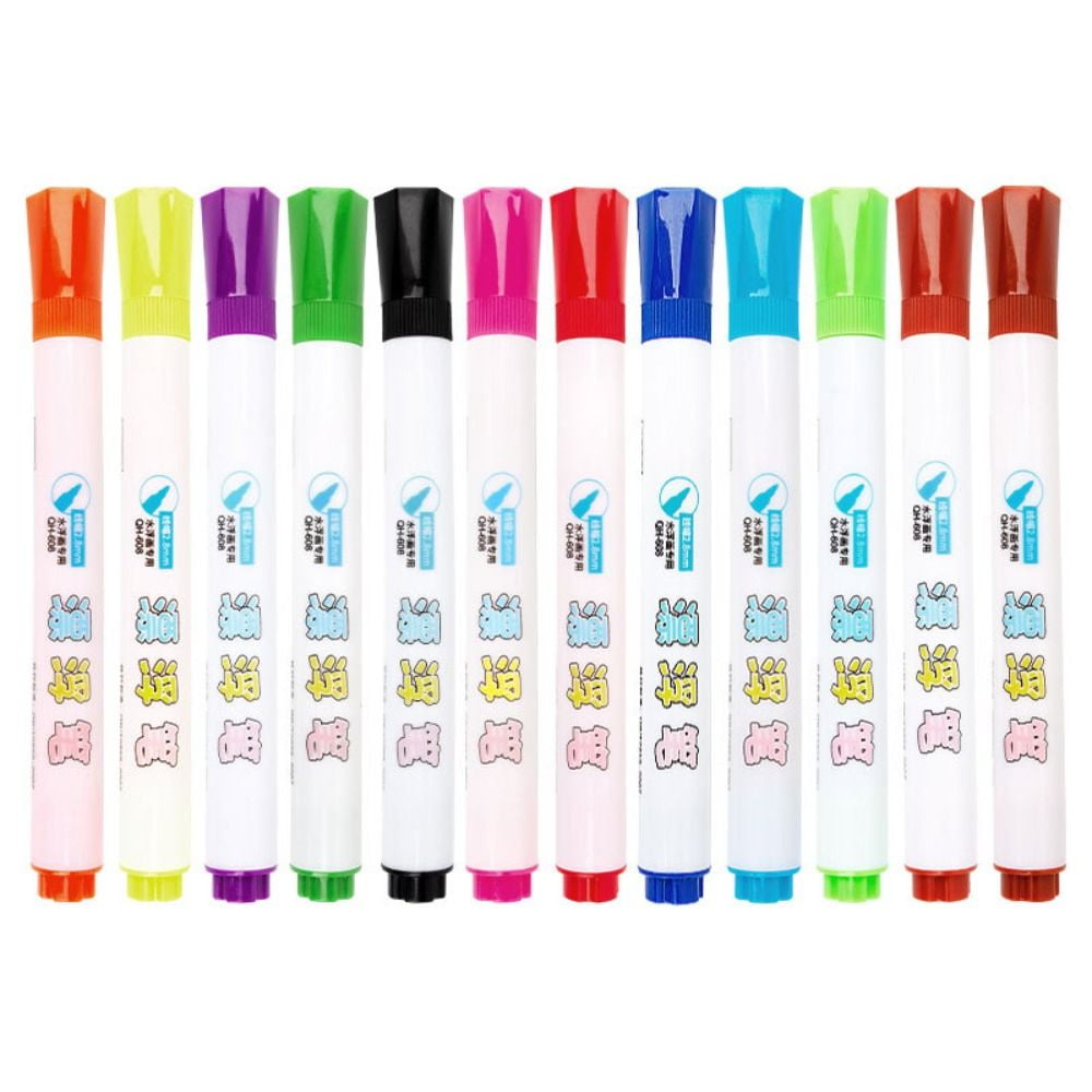 Floating 4/8/12 Colors Magic Ceramic Spoon Early Education Toys Magical ...