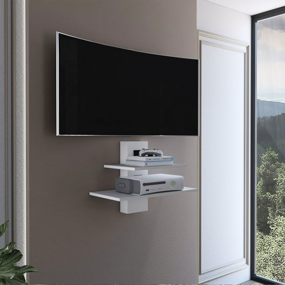Floating Appearance & Cable Management - Ideal for Displaying Decor in ...