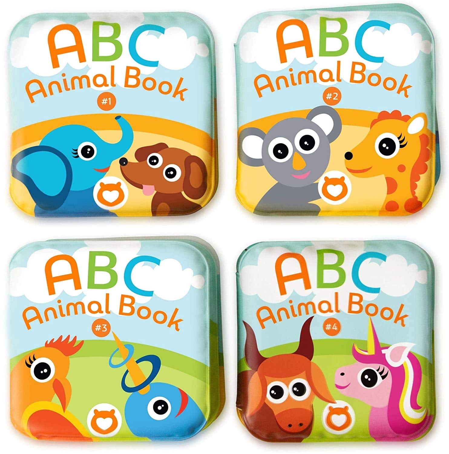 Floating Baby Bath Books. Kids Learning Bath Toys. Waterproof Bathtime ...