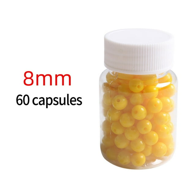 Floating Bait Balls Silicone Soft Fishing Lures Set - Yellow Corn ...