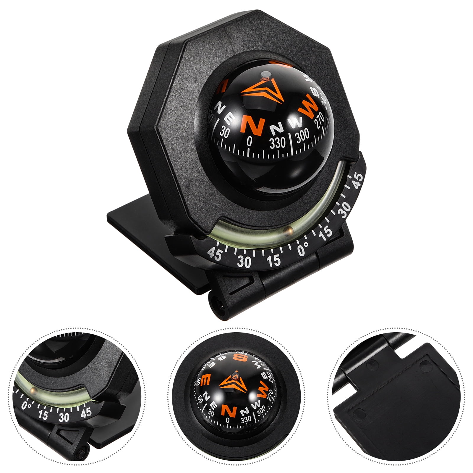 Floating Ball Car Dashboard Compass - Automotive Navigation Ornament ...