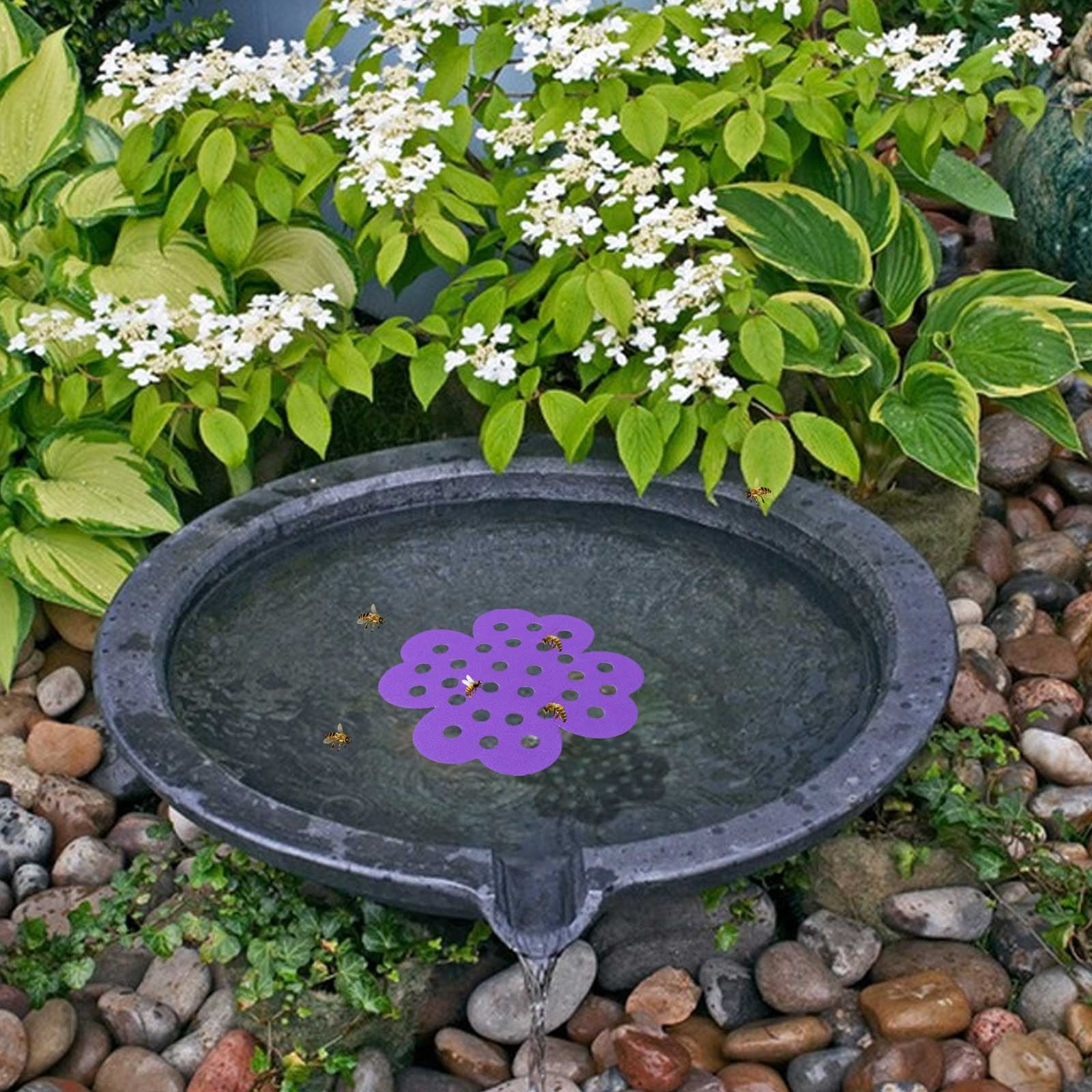 Floating Bee Island 5.9 Inch Floating Bee Watering Station Bee Cups ...