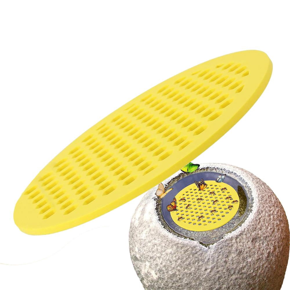 Floating Bee Island Bee Watering Feeder Station Honeycomb Feeder Bee ...