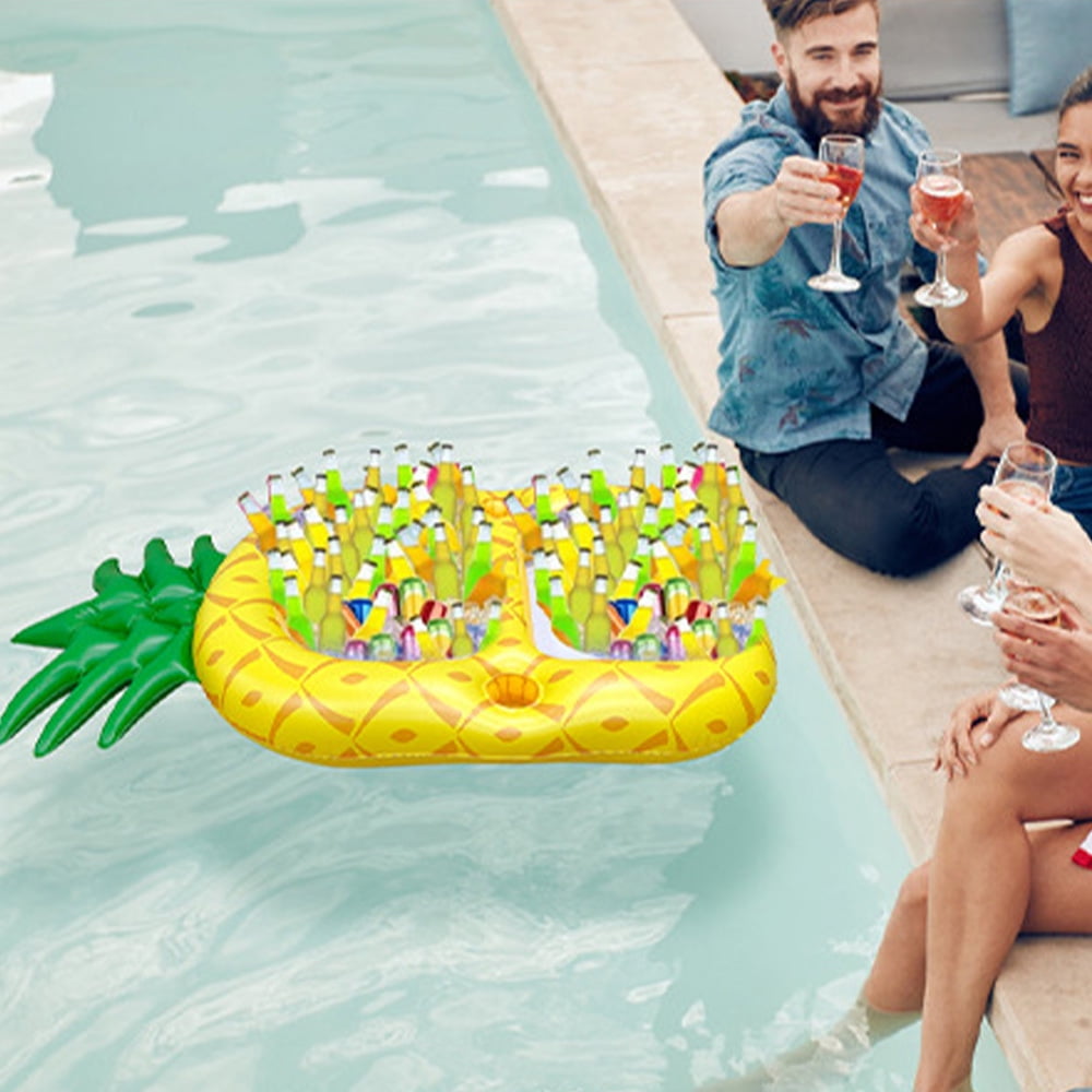 Floating Beverage Salad Fruit Serving Bar Summer Beach Food Drink Ice ...