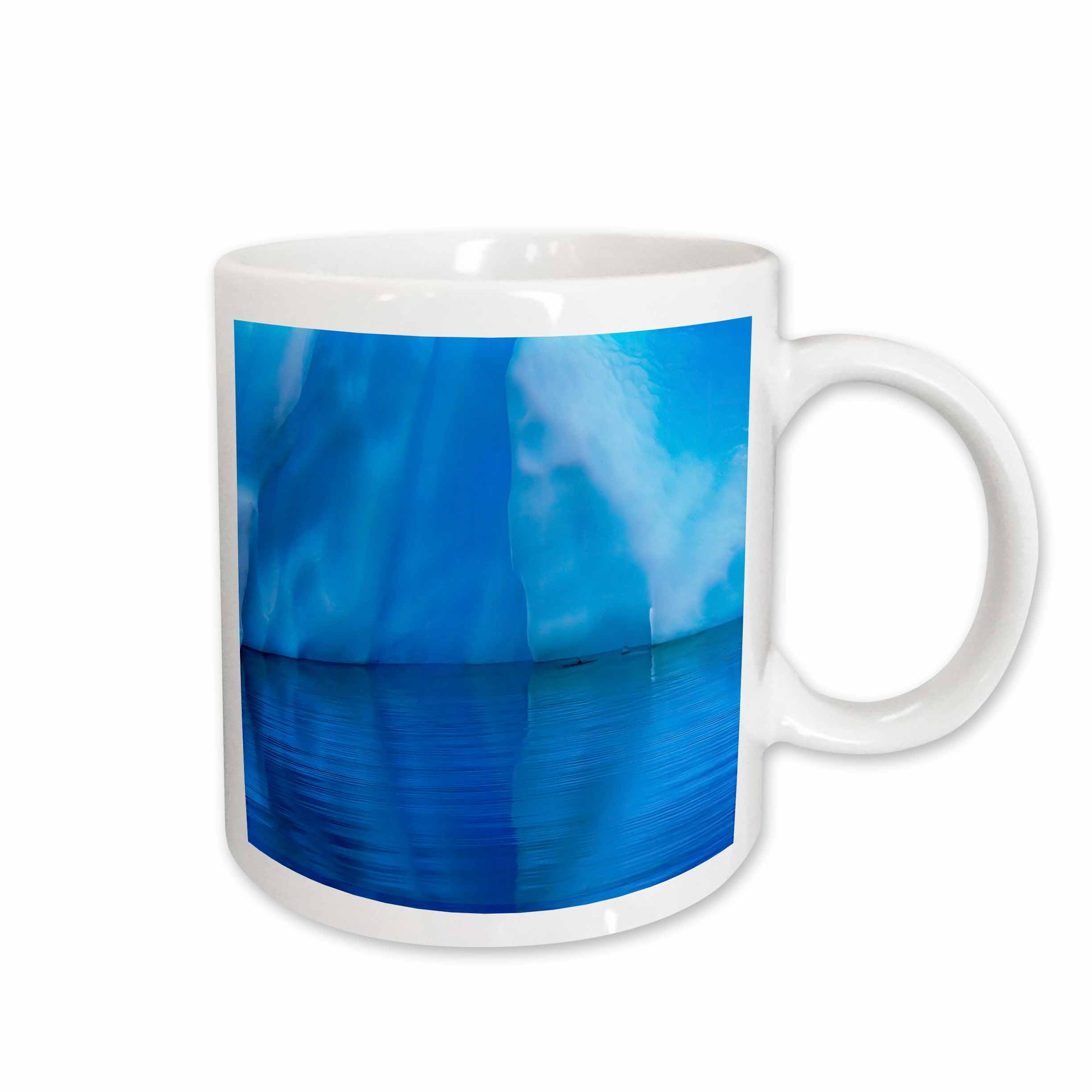 3drose, Floating Blue Iceberg Reflection, Paradise Bay,antarctica, 15oz Mug - Walmart.com