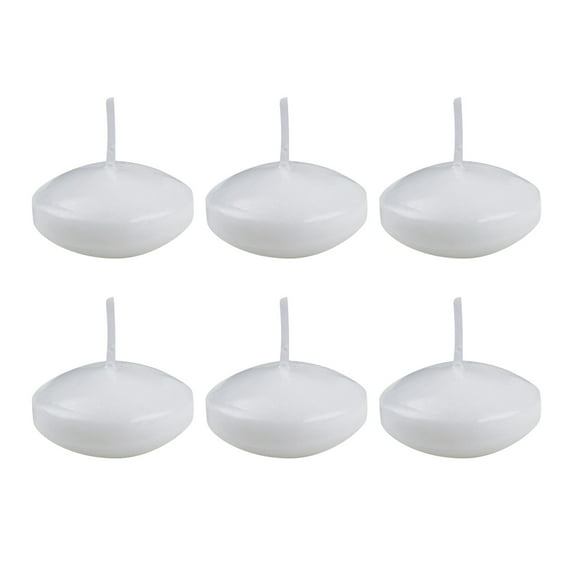 Floating Candles (6 Pcs), Water Floating Candles, White Dripless Wax ...