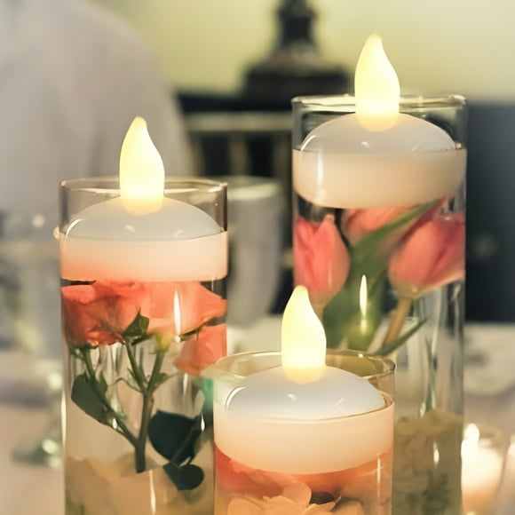 Floating Tea Lights Centerpieces
