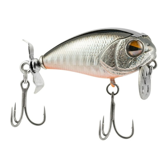 Floating Casting Lures With Buoyance Metal Baffles Propellers Fishing ...