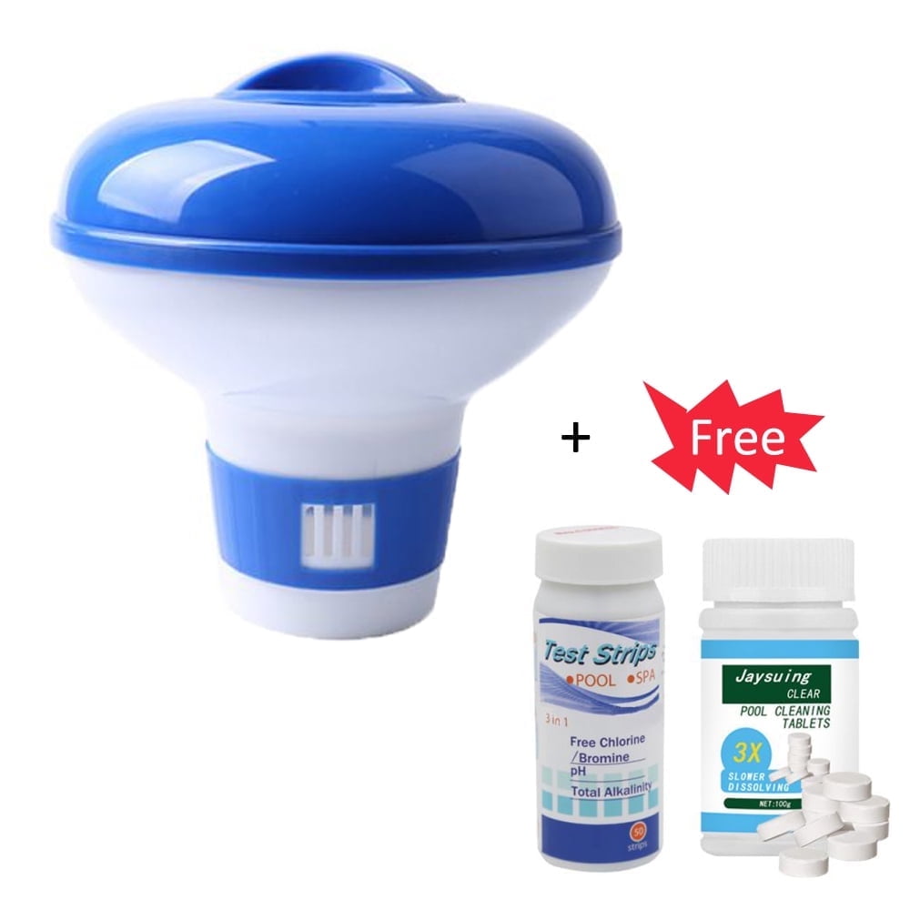 Floating Chlorine Dispenser Clearance Pool Cleaning Tablets Hooray Pool ...