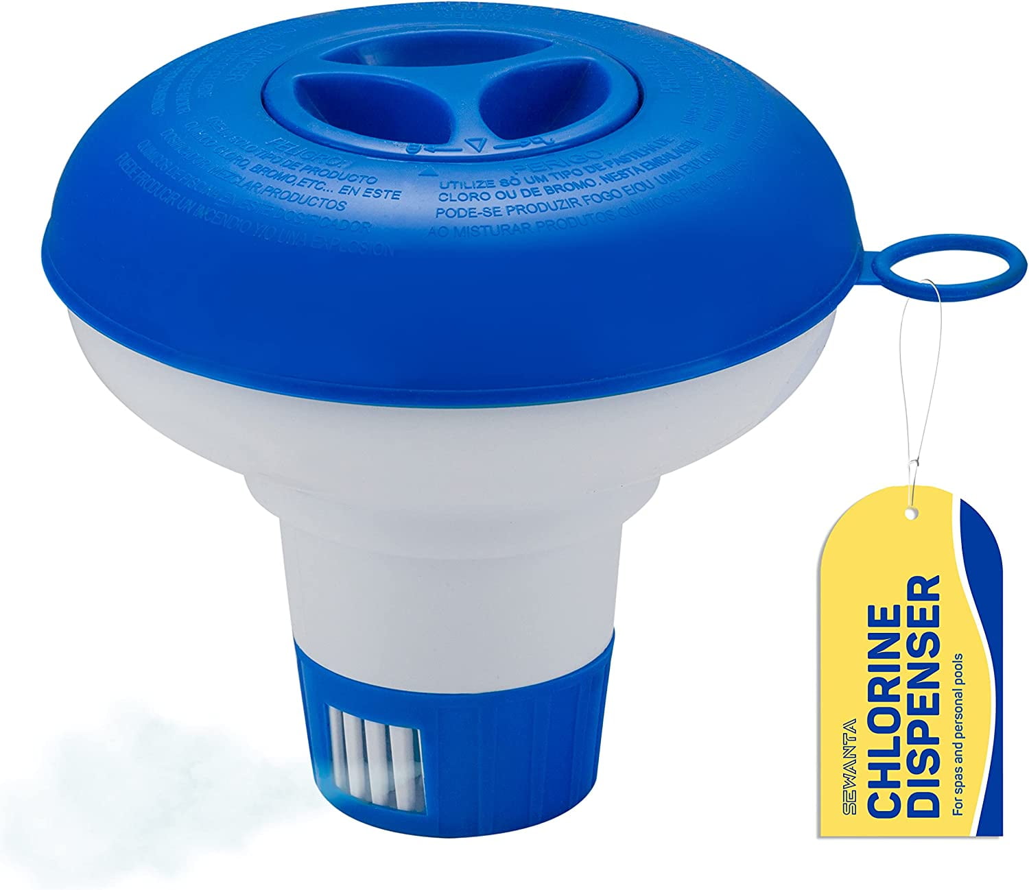 Floating Chlorine Dispenser for Spas and Personal Pools, Fits 1 ...