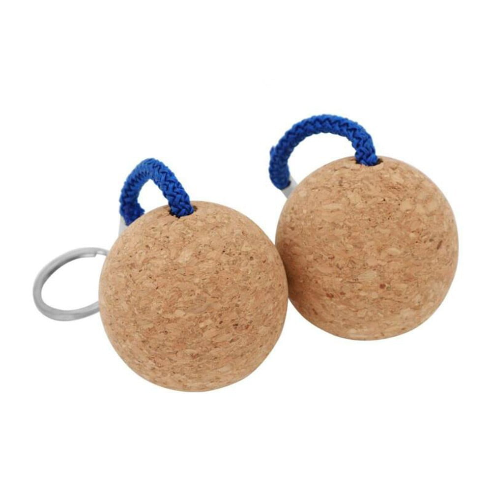 Floating Cork Ball Keyring for Kayak,50mm Buoyant Eva Key Float,Bright ...