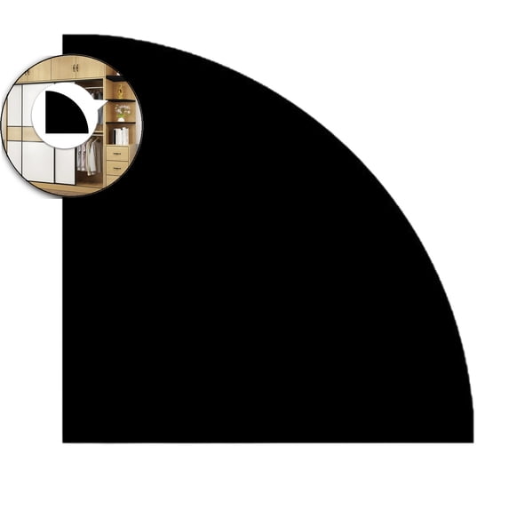 Floating Corner Shelf – Wall Mounted Wooden Storage Rack (8.66x8.66in ...