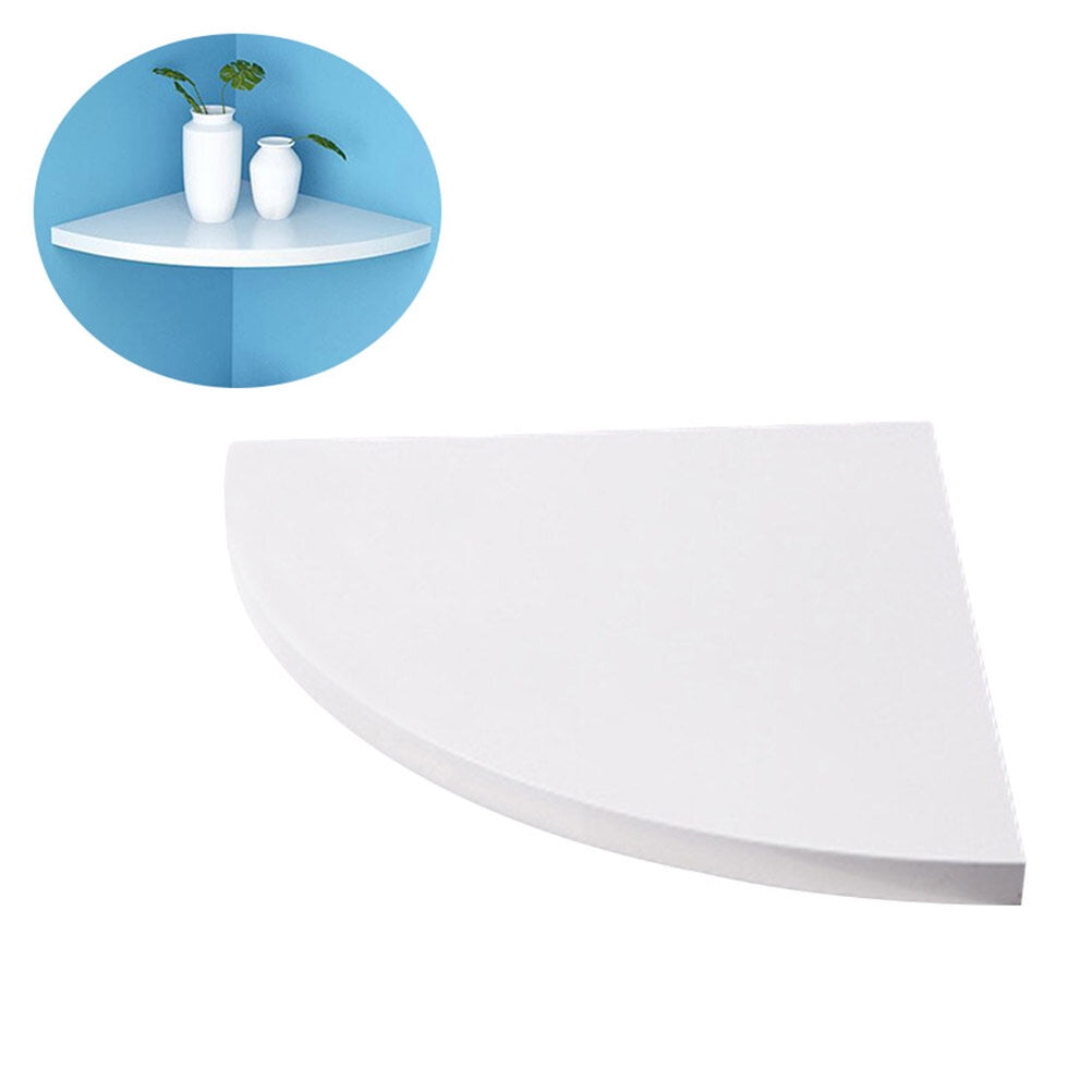 Foxnovo Corner Wall Shelf Set of 3, Floating Corner Shelves for Wall ...