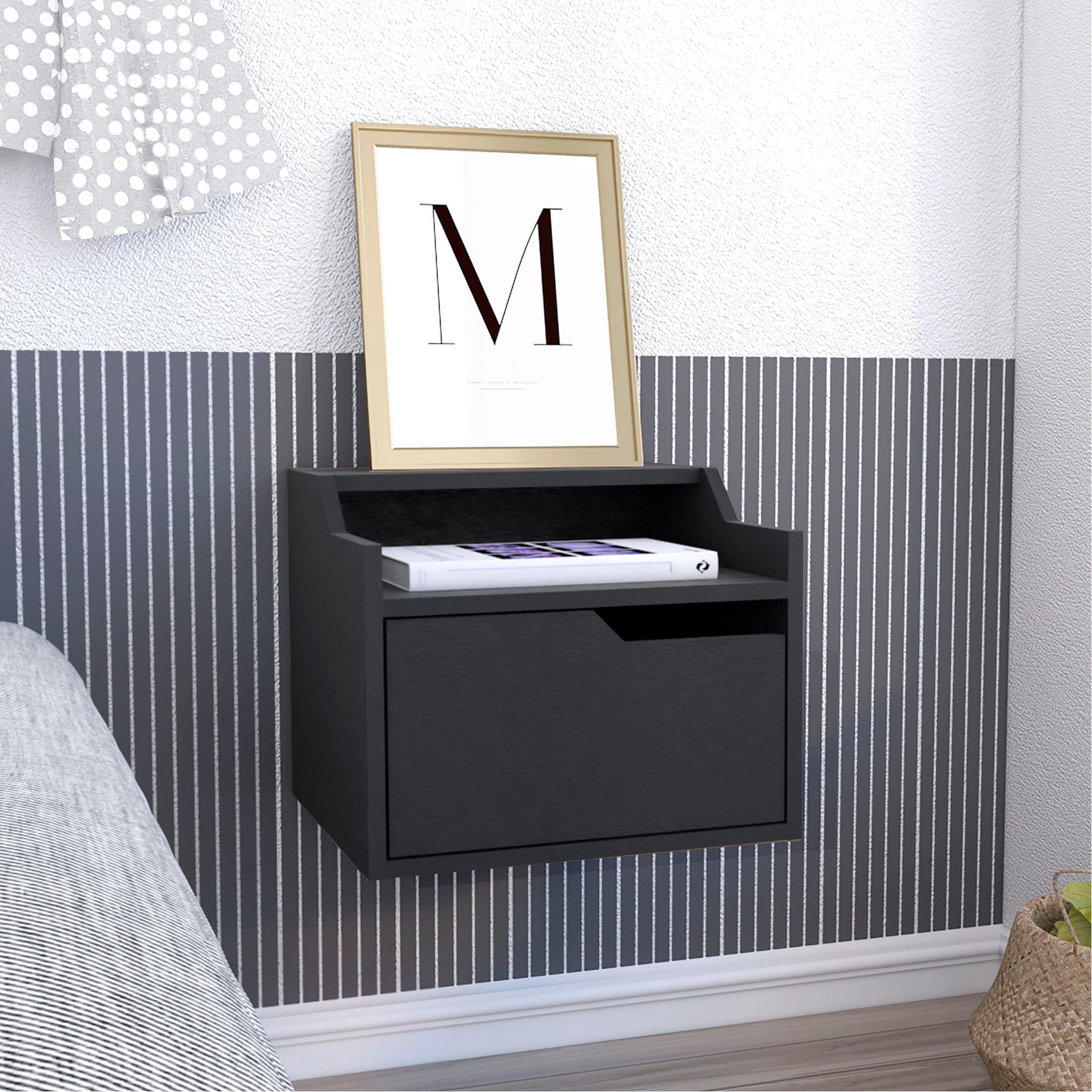 Floating Design with Color Options / Multipurpose Side Table for Living ...