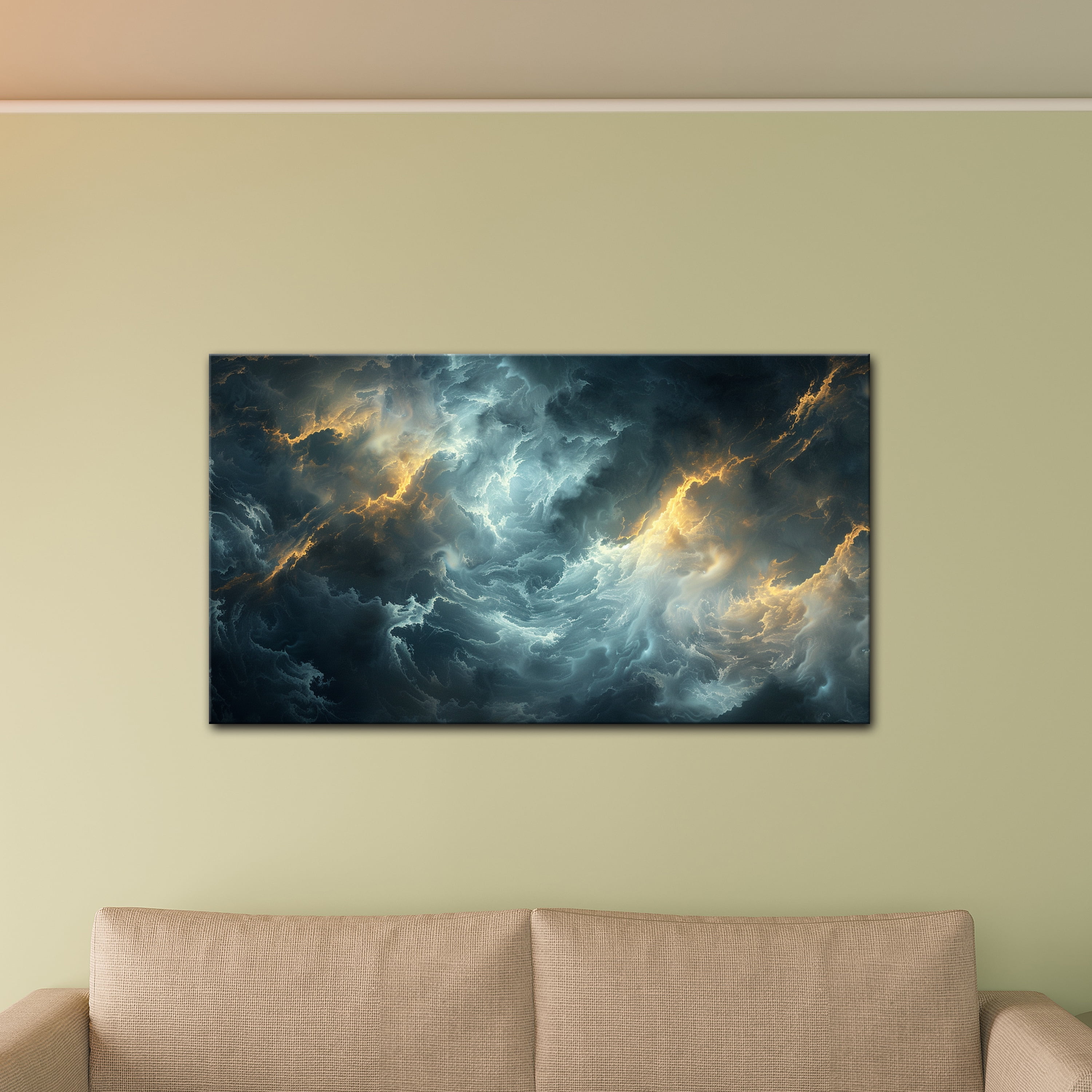 Floating Dream- the fantasy of a swirling sea of clouds (16 "x24 ...