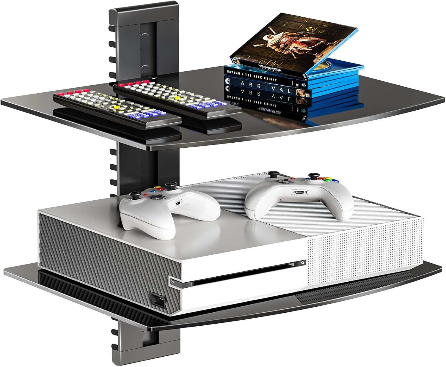 Floating Entertainment Center Shelves, Holds Up to 17.6lbs, TV Shelf ...