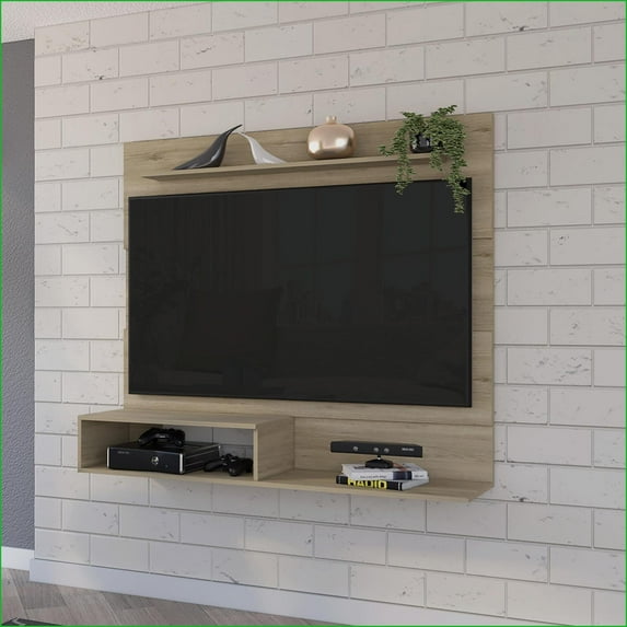 Floating Entertainment Center for TVs Up to 55", 2 Shelves, Modern | TV ...
