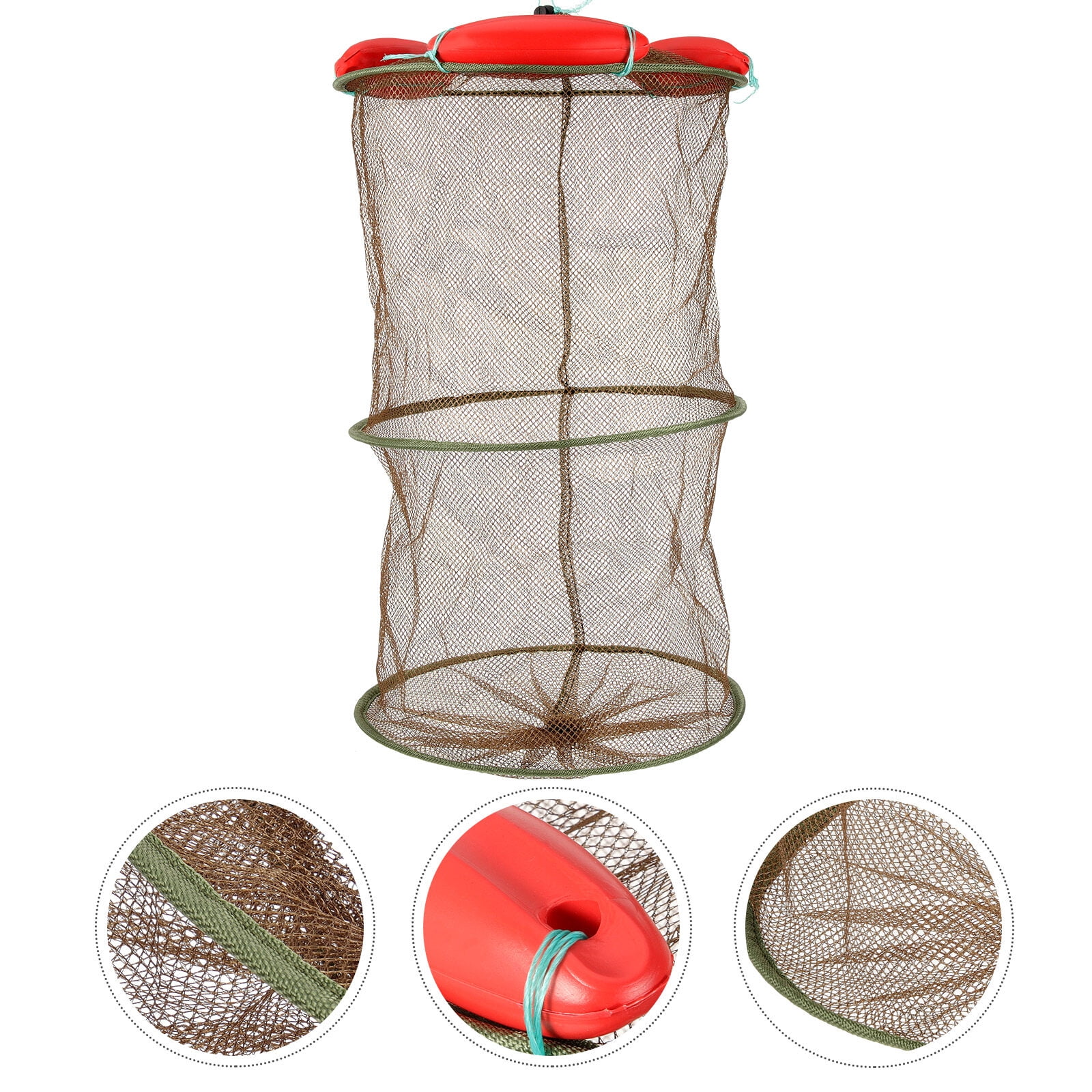 Floating Fish Basket, Fish Basket for Caught Fish, Portable Mesh ...