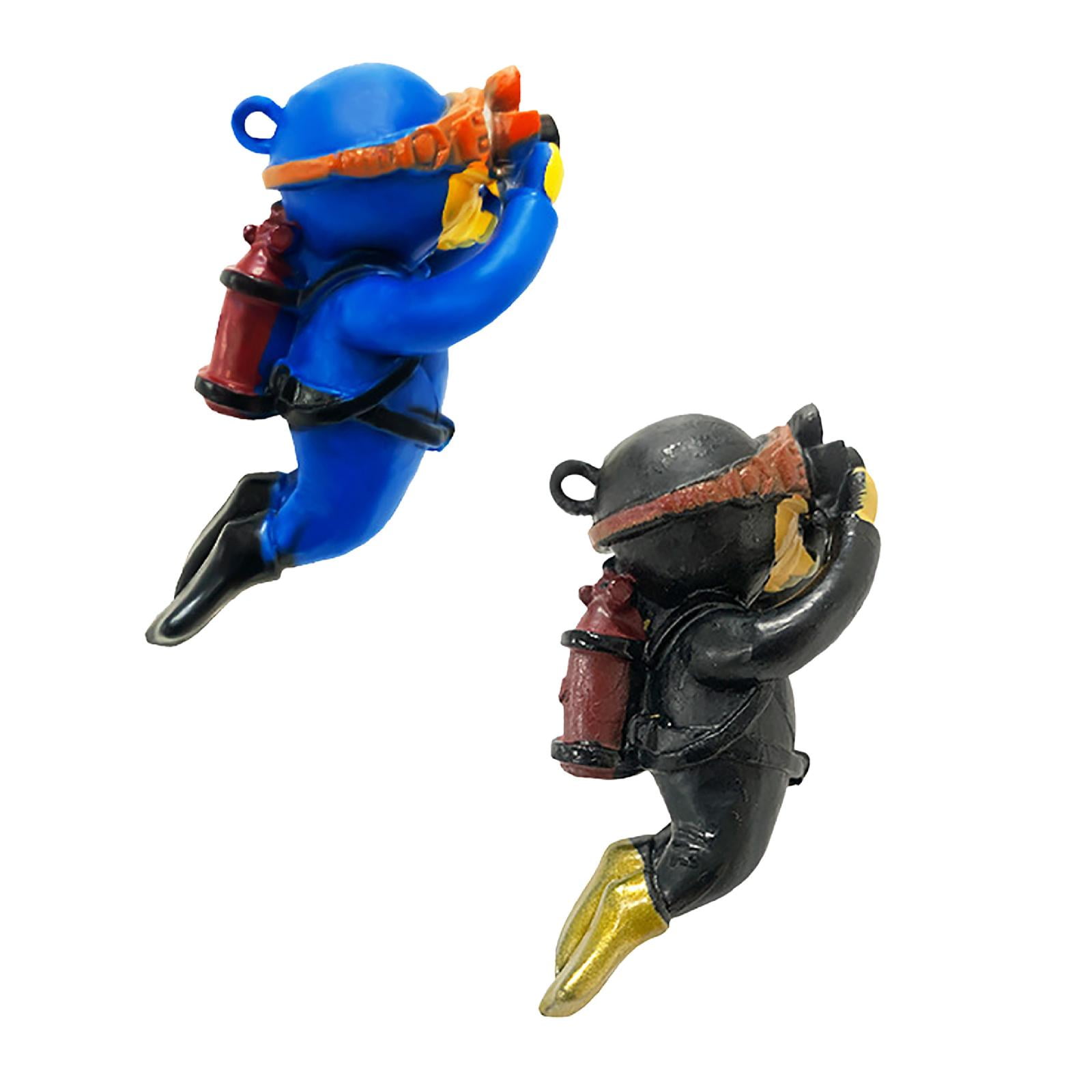 Floating Fish Tank Decorations,Aquarium Decorations,Lovely Diver Fish ...