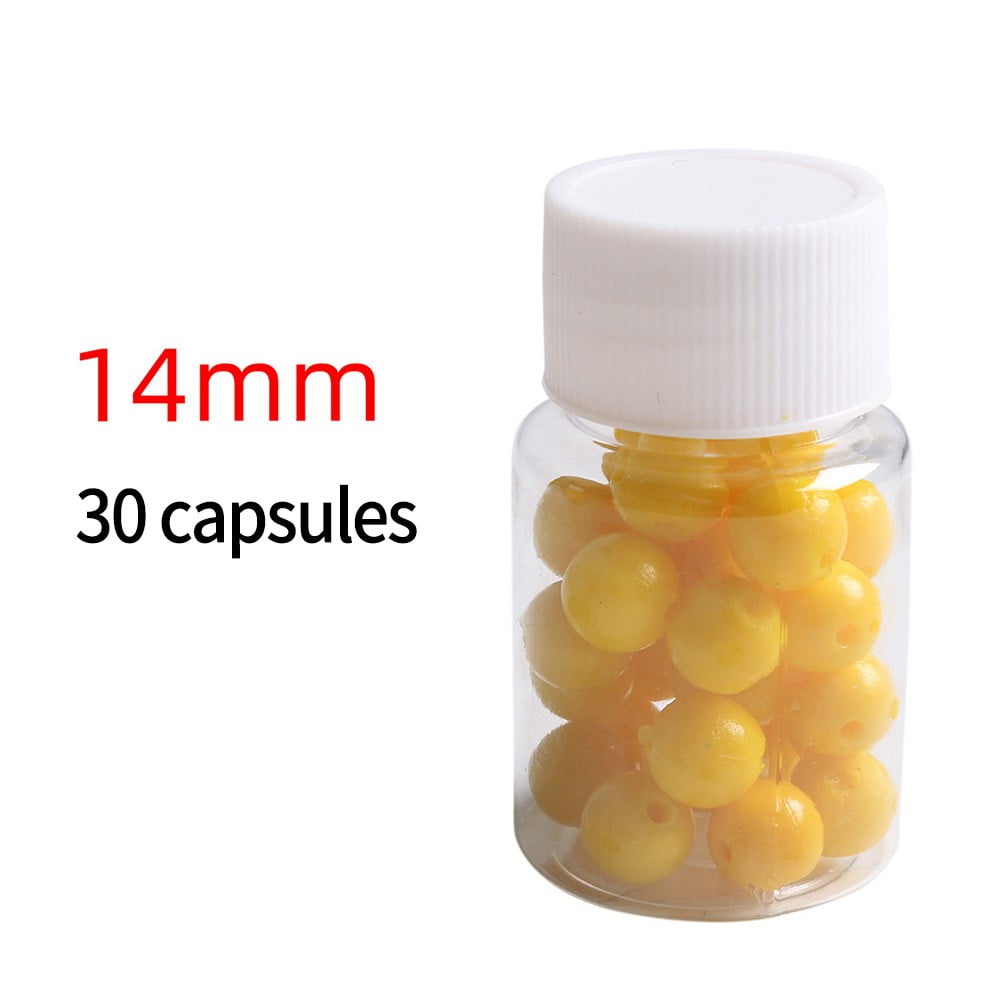 Floating Fishing Bait Beads,Silicone Soft Lures,Yellow Corn Flavor ...