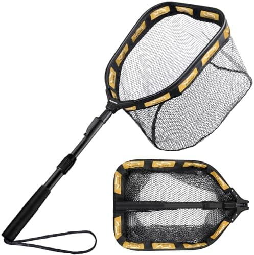 Floating Fishing Net for Steelhead, Salmon, Fly, Kayak, Catfish, Bass ...