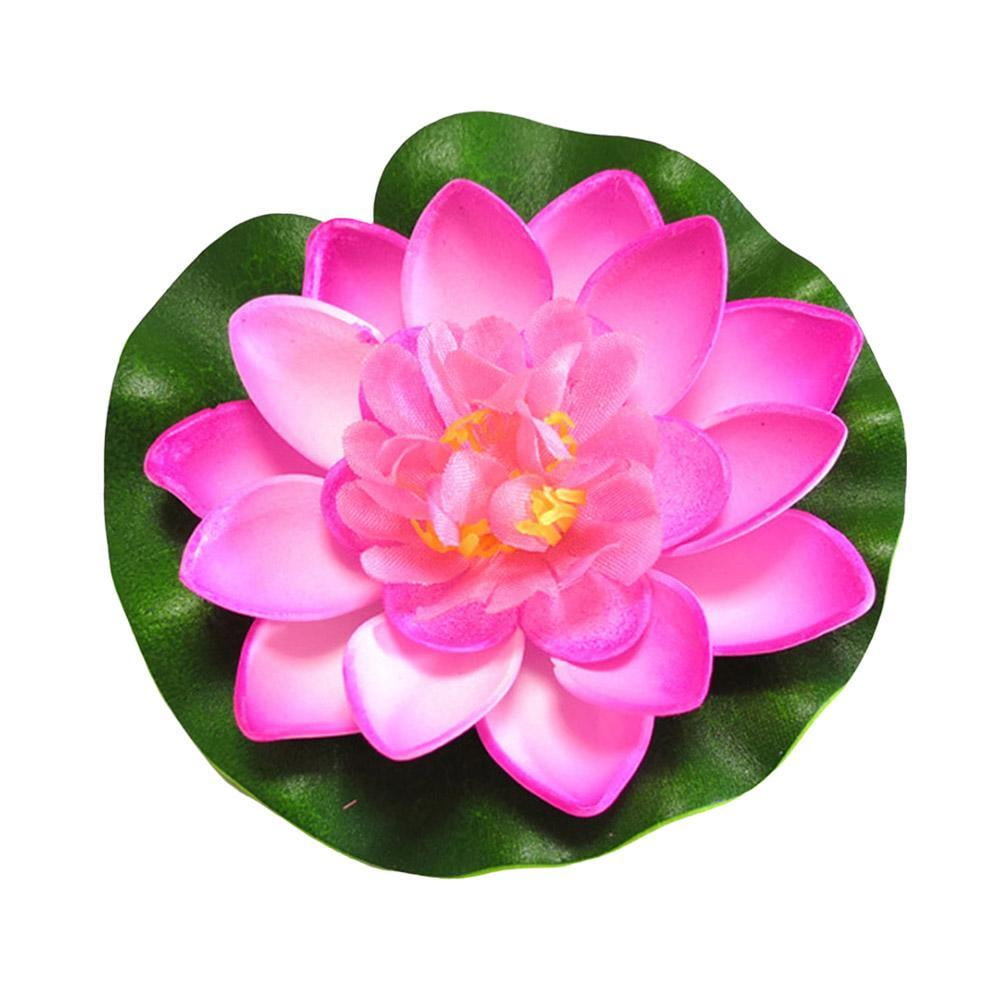 Floating Foam * Flower with Water Lily Pad - Artificial Pond Plants ...
