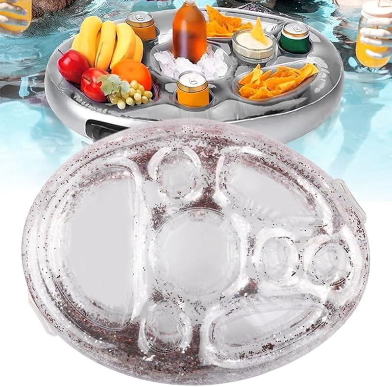 Floating Food Holder, Inflatable Floating Drink Holder, Drink Floaties ...