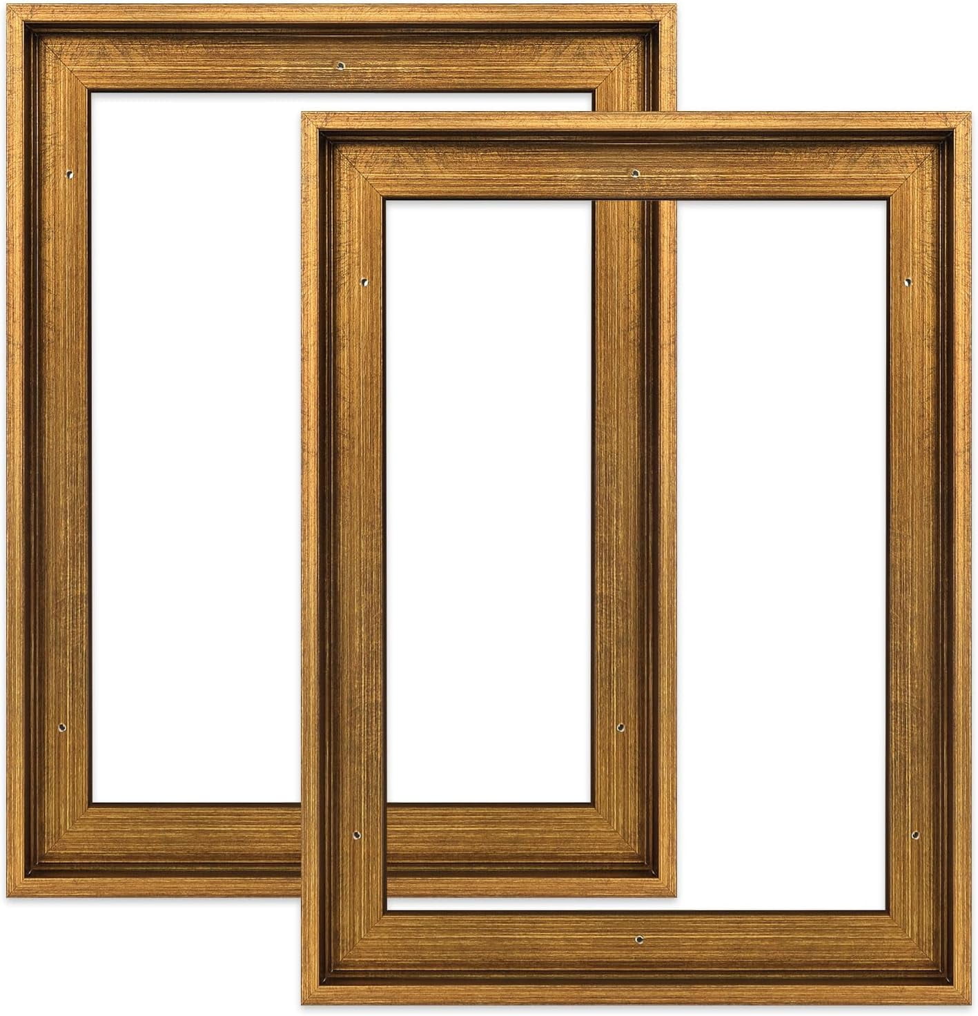 Floating Frame for 14x18 Canvas Paintings, 2 Pack Complete Floater ...