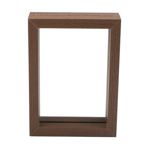 Floating Frame Double Glass Photo Frame for Wall Hanging or Tabletop ...