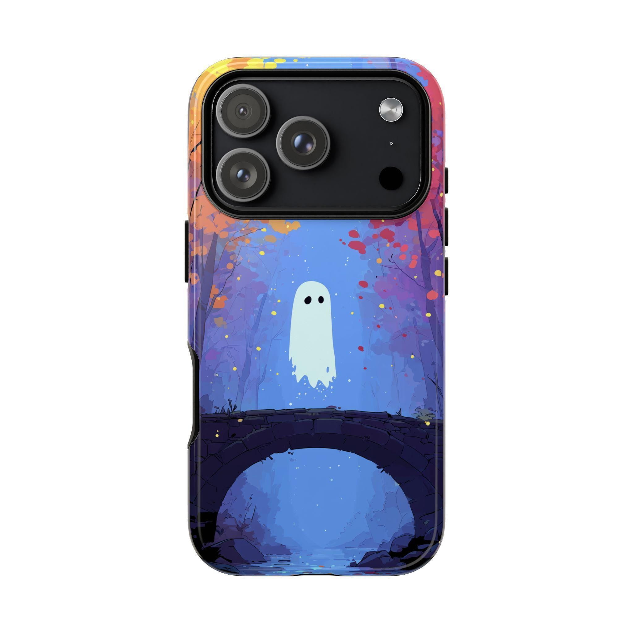 Floating Ghost Soft Pastel Spirit Cute Ethereal Artwork Phone Case with ...
