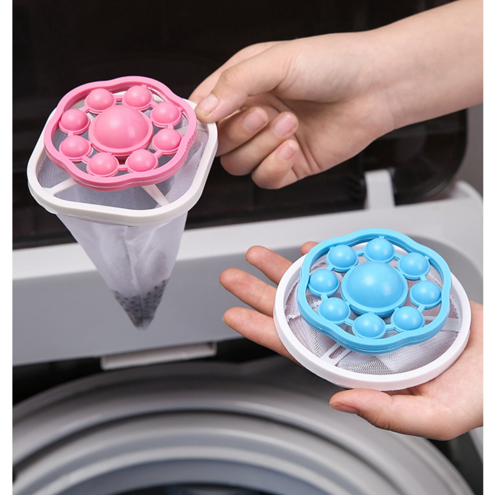 Floating Hair Filtering Mesh, Hair Catcher Washer Machine, Lint Traps ...