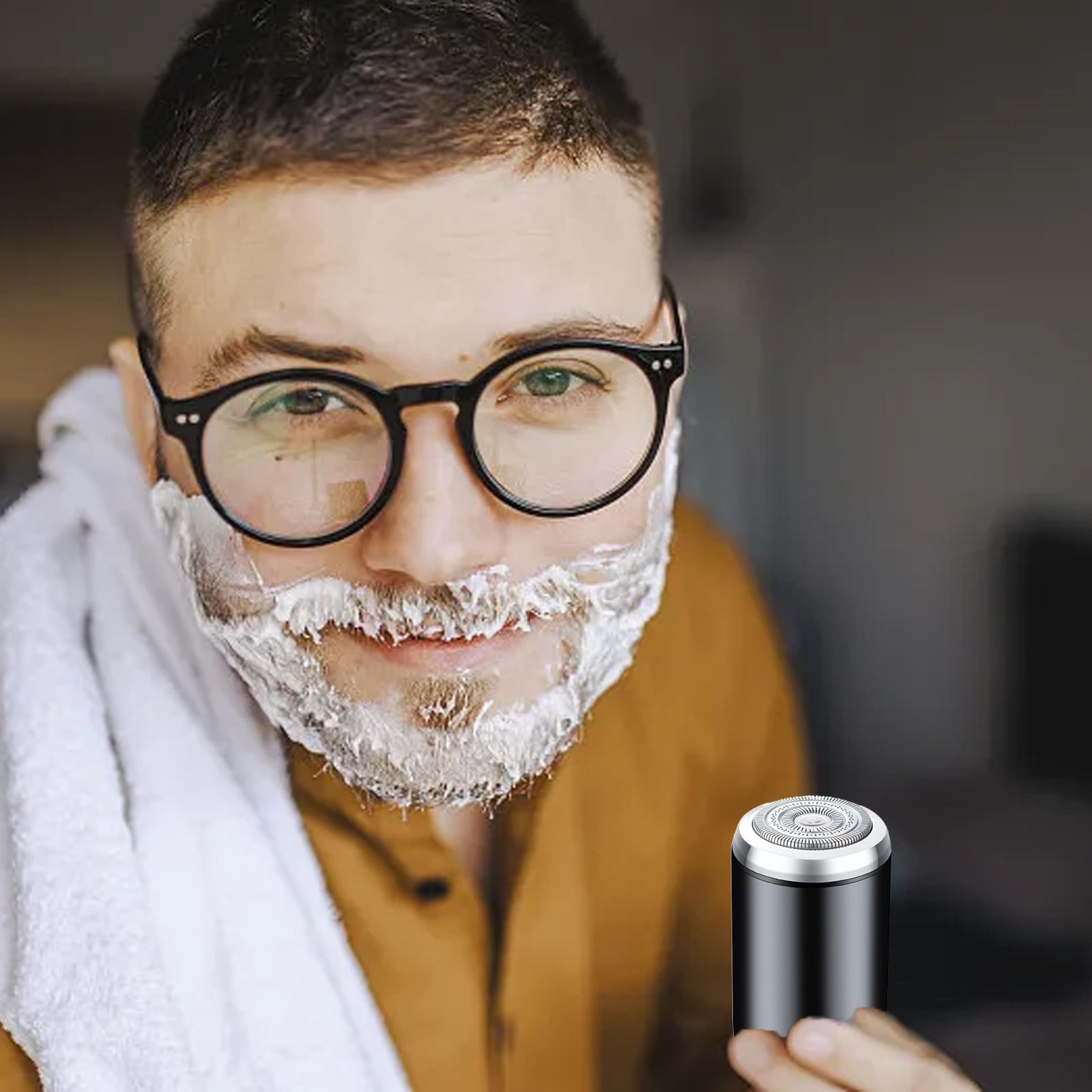 Floating Head Shaving Pocket Washable Electric Shaver, Pocket Washable ...