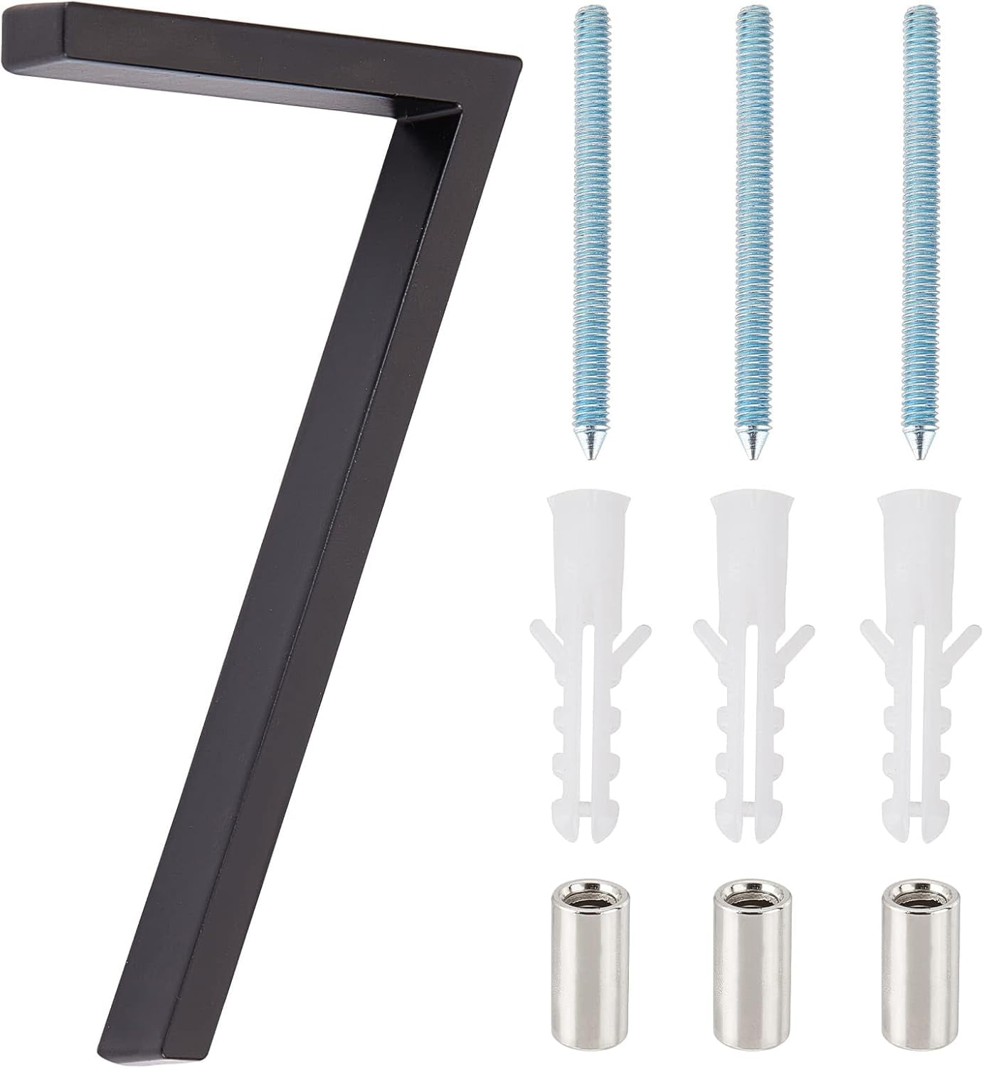 Floating House Number 7 Address Numbers for House Alloy Metal Large ...