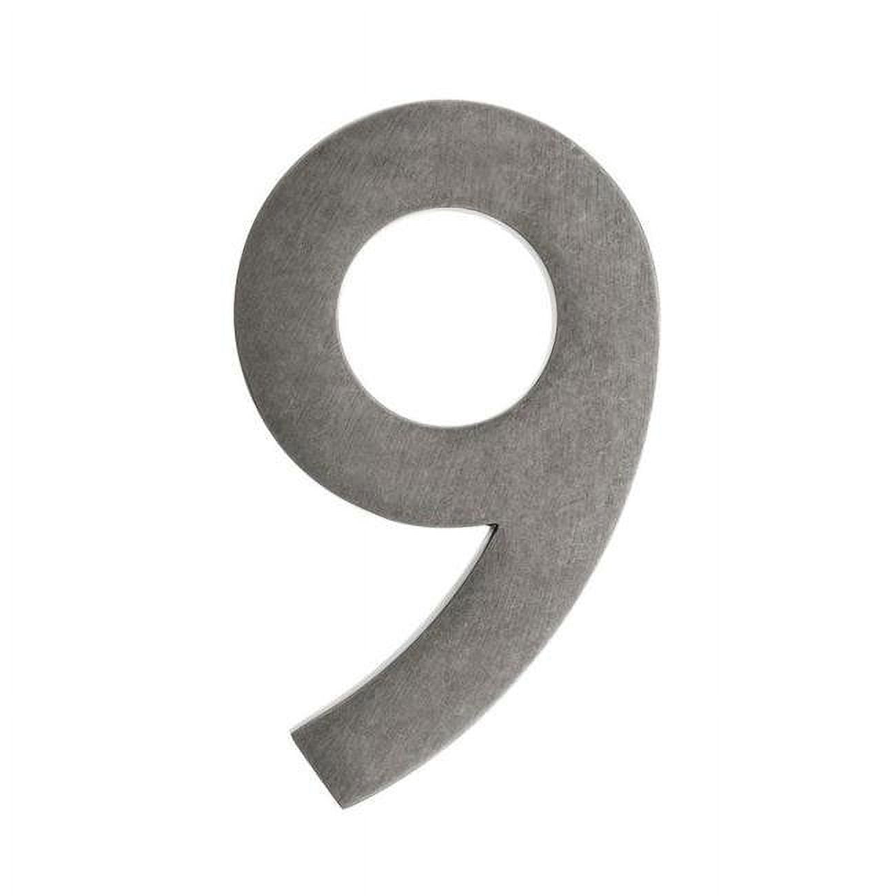 Floating House Number 9, Antique Pewter - 4 in. - Walmart.com