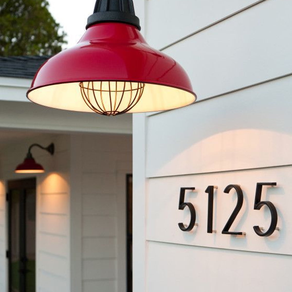 Floating House Number Plaque 5 Inch (12cm) Modern Door Numbers Sign ...