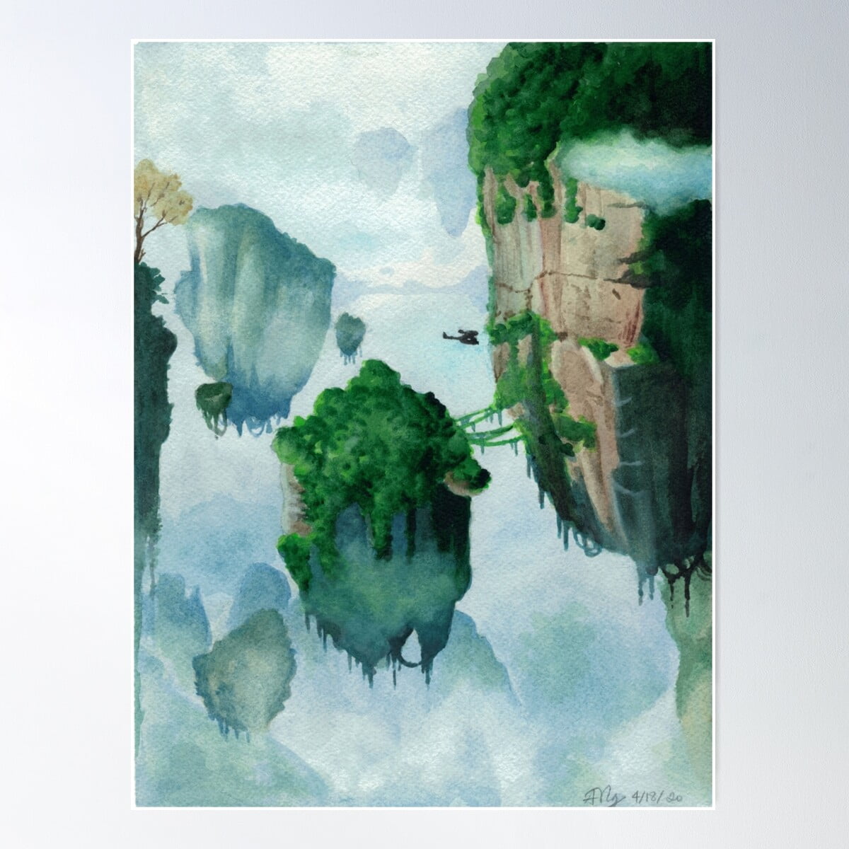 Floating Islands (Avatar) Poster, 12x18 UNFRAMED - Walmart.com