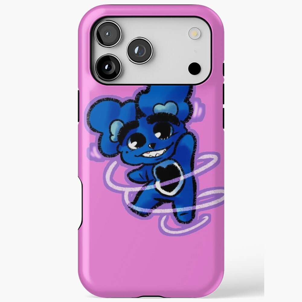 Floating Koda Purple Outline Bear Art Protective and Compatible iPhone ...