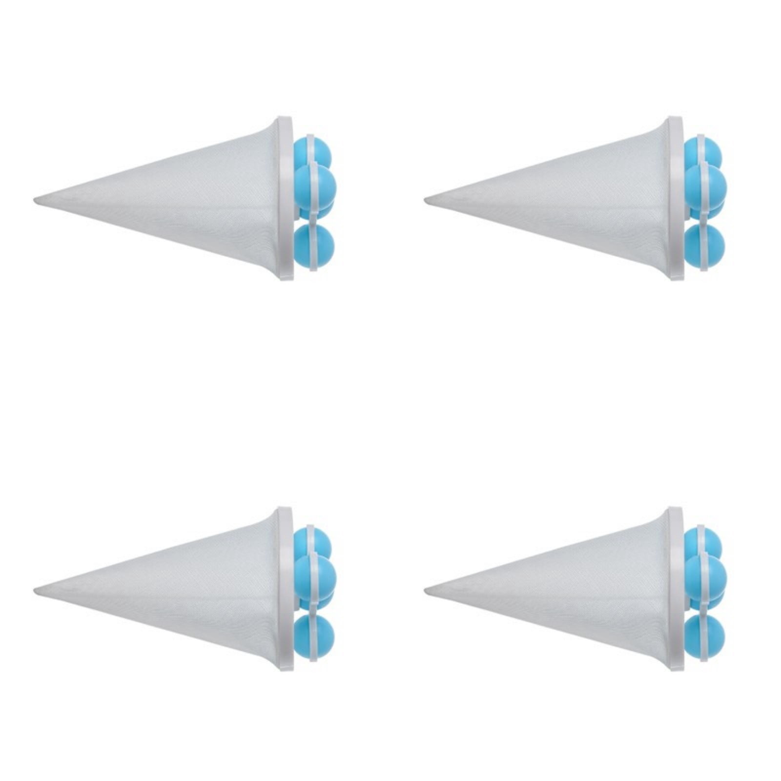 Floating Laundry Filter Lint Remover Set of 4 for Efficient Hair and ...