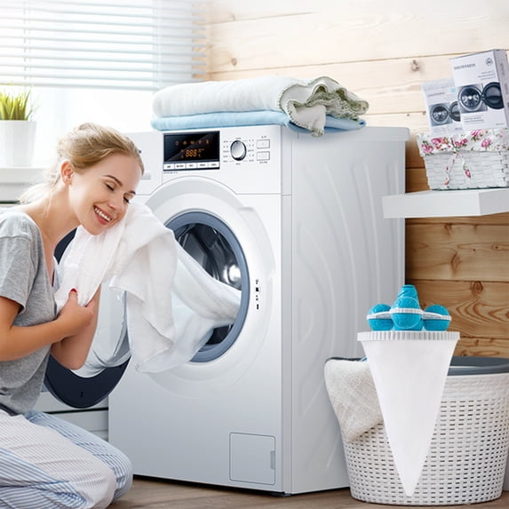 Floating Lint Catcher for Laundry, Reusable Mesh Pet Hair Remover ...