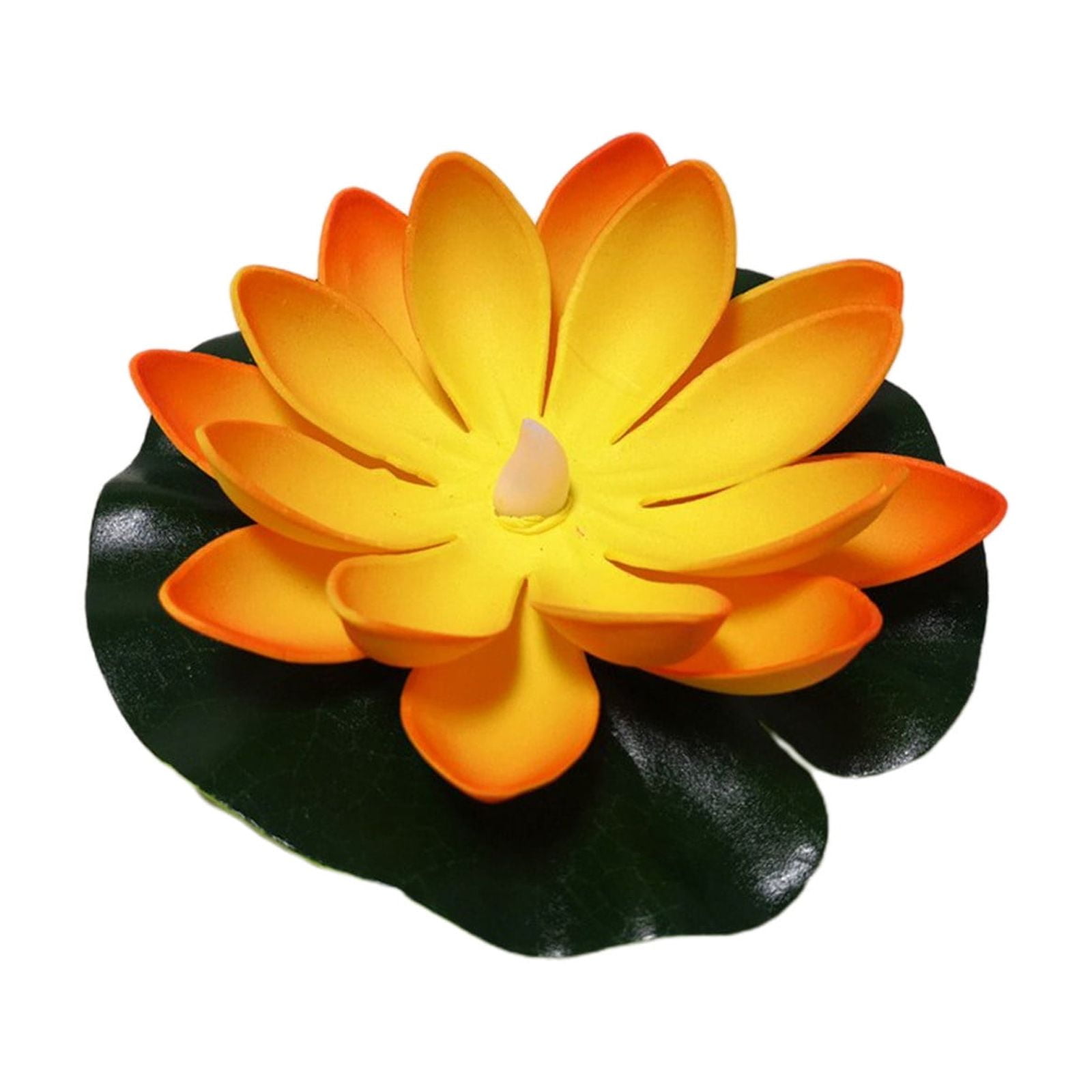 Floating Lotus Flower Pool Light LED Waterproof Outdoor Swimming Pool ...