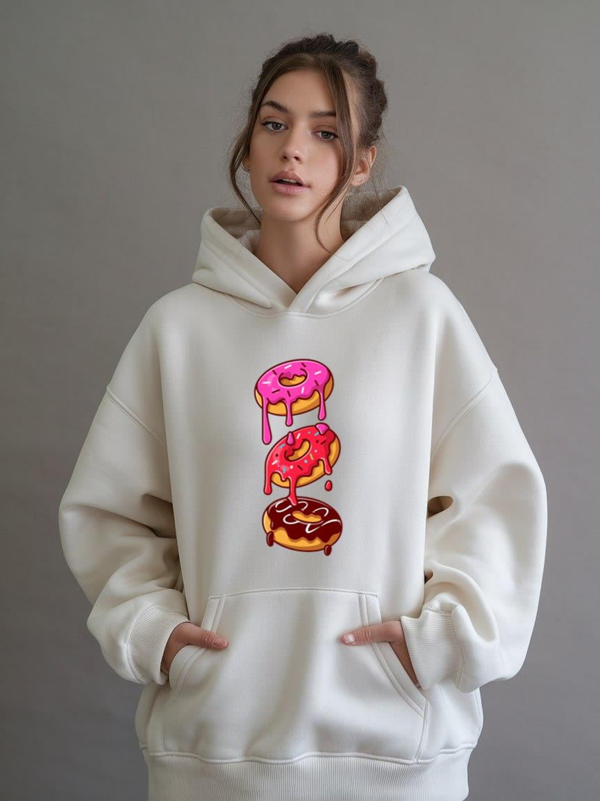 Floating Melted Doughnut Shirt, Sweatshirt, Hoodie for Fun and Sweet ...