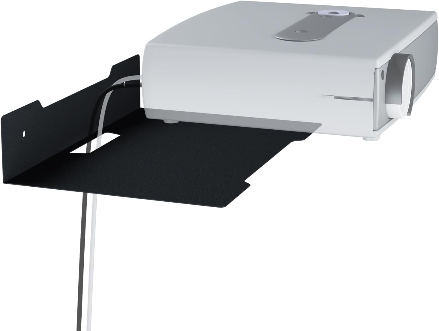 Floating Metal Wall Mount Shelf,Shelf for Projector,TV Cable Box,Router ...