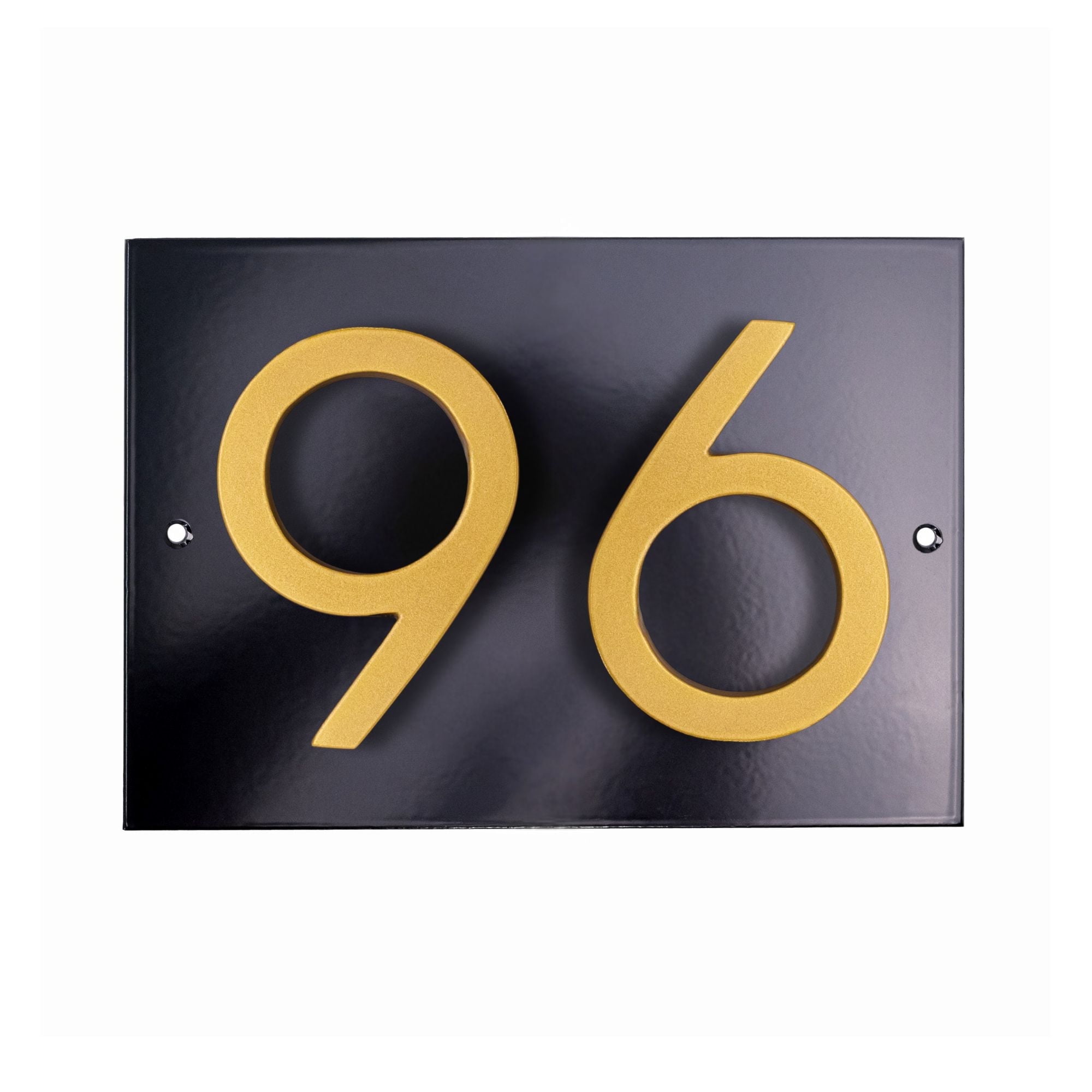 Floating Modern 3" Number Horizontal Address Plaque (2 characters ...