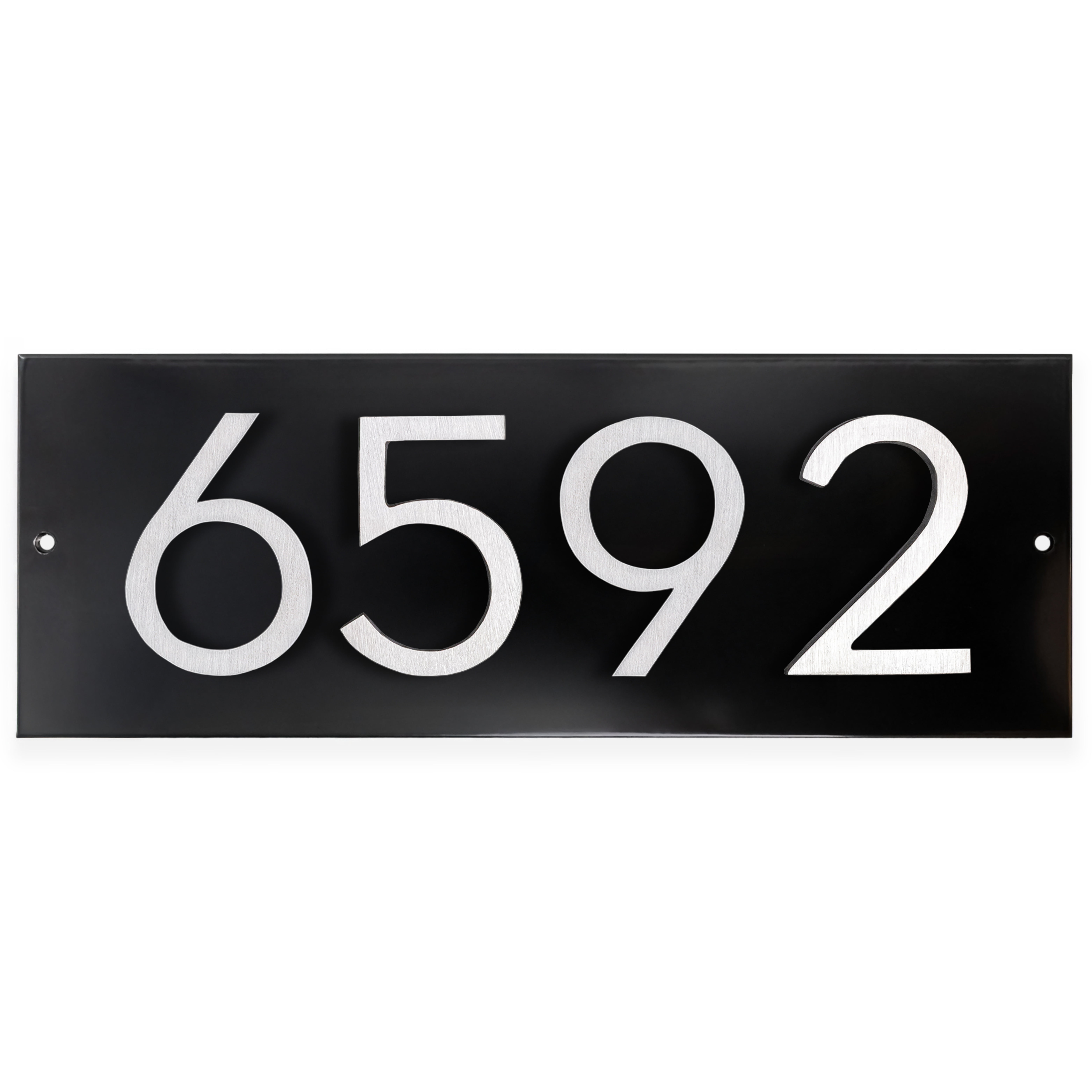 Floating Modern 3" Number Horizontal Address Plaque (4 characters ...