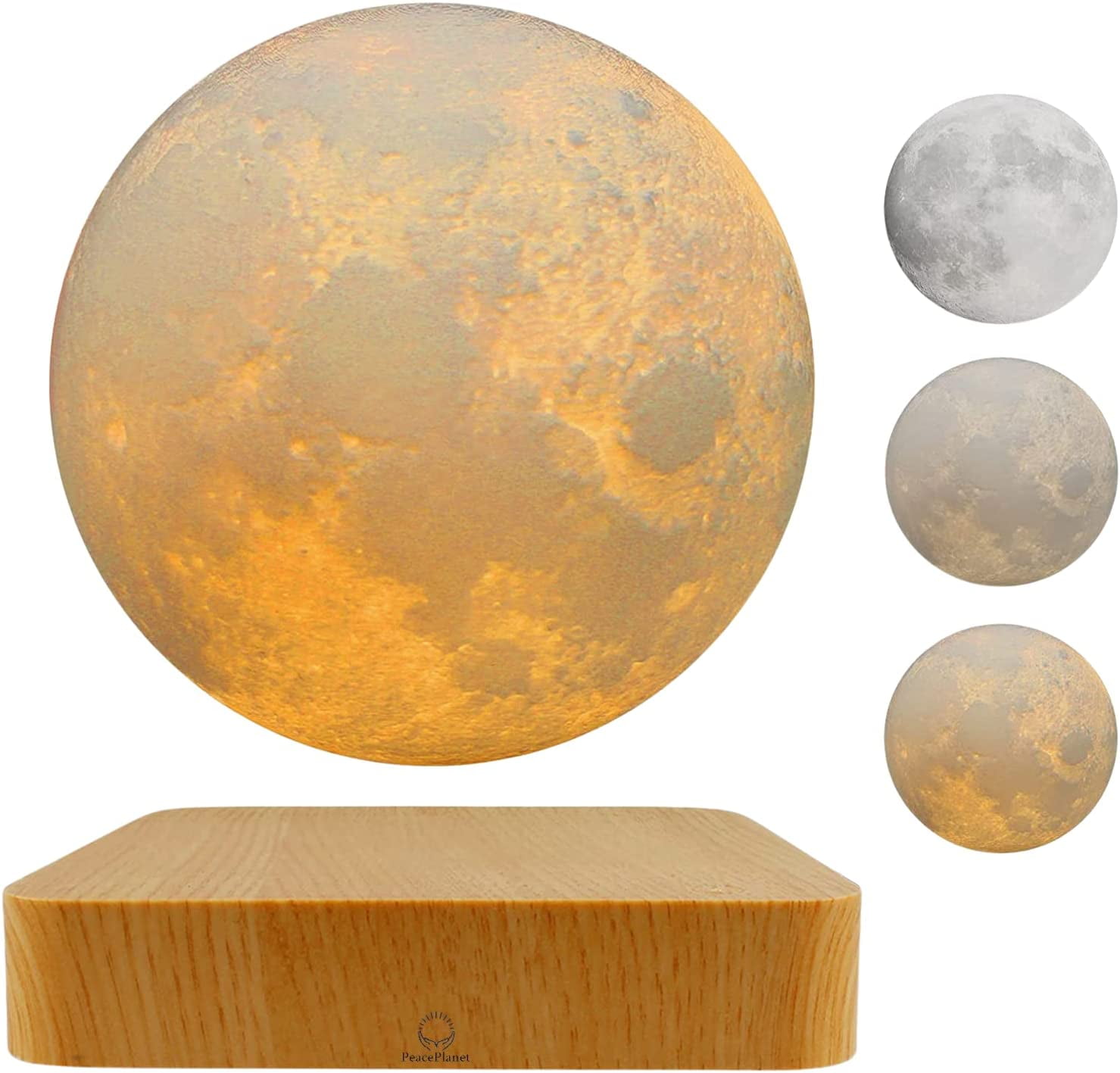 Floating Moon Lamp, Gift, LED Table Lamp, Levitate & Rotate in Air ...