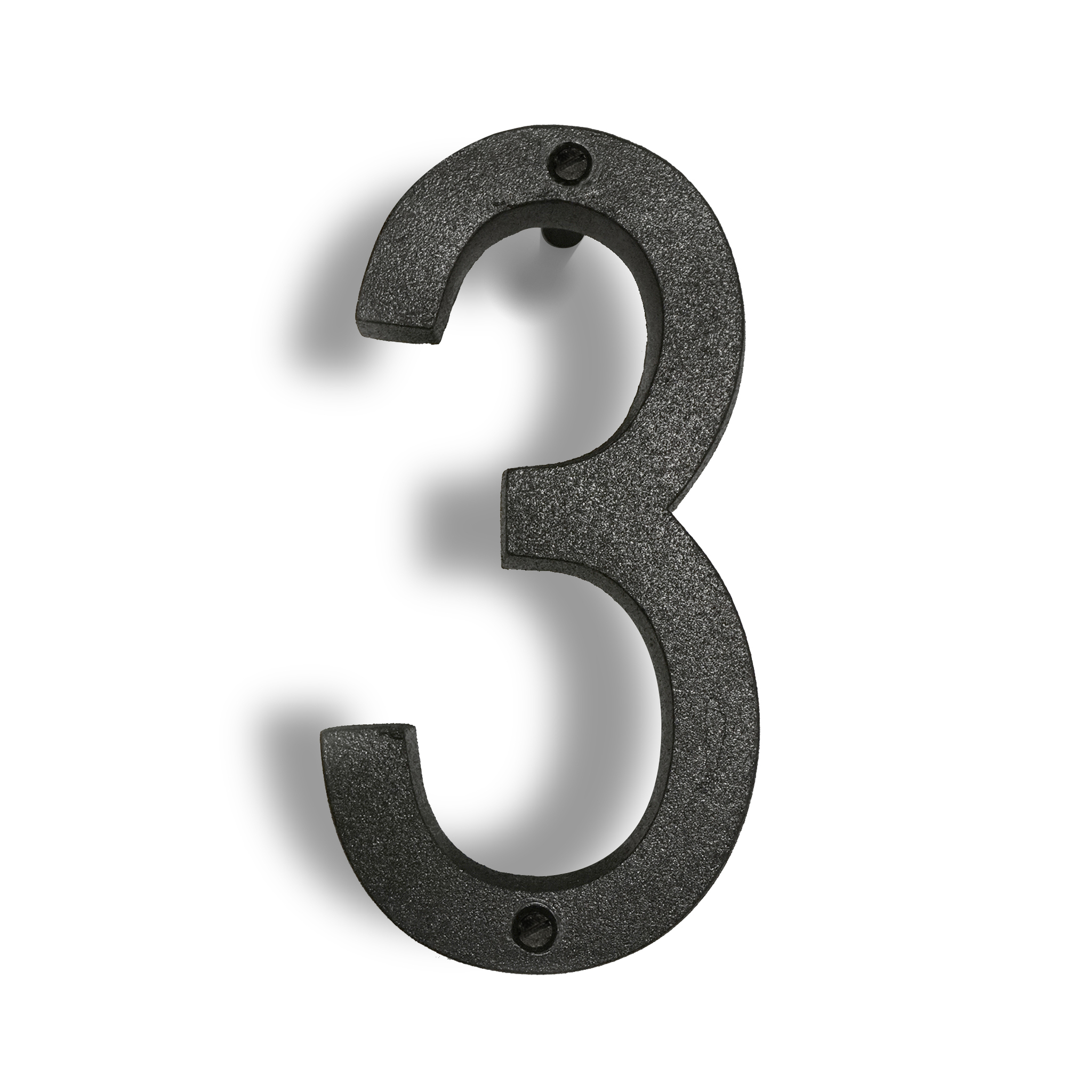 Heavy-Duty House Numbers, #4, 4 Inches, Matte Black by Stone Harbor ...