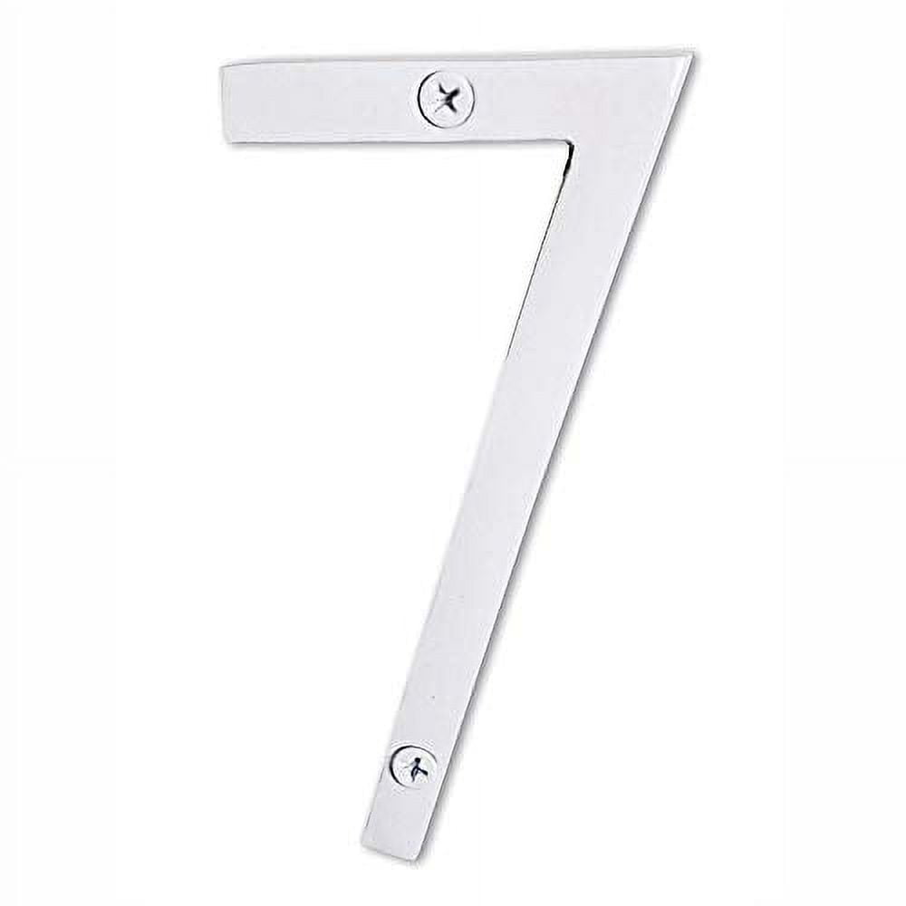 NACH Floating Mount Shadow House Address Number, Modern Metal, Glossy ...